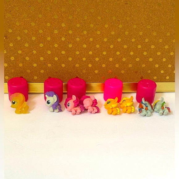 Hasbro | Toys | My Little Pony Mlp Squishy Fashems Mini Figures Lot Of ...